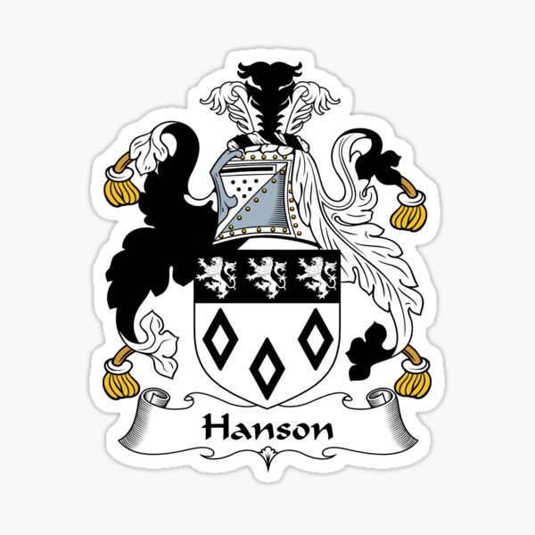 "Hanson" Sticker for Sale by HaroldHeraldry | Redbubble