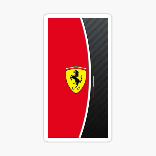 ",ferrari logo" Sticker for Sale by Darrandreneau | Redbubble
