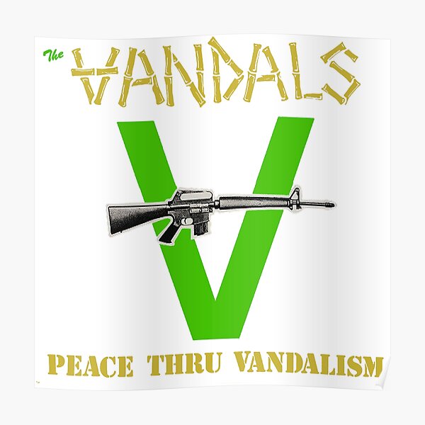 "The Vandals" Poster for Sale by codedach | Redbubble