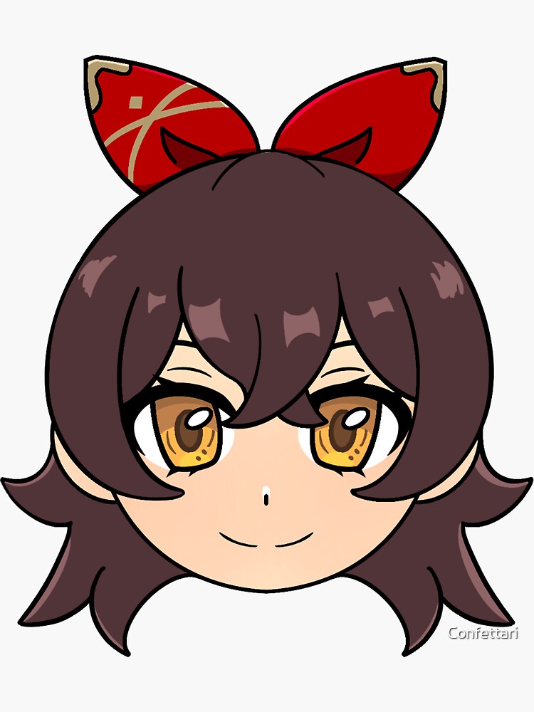 "amber chibi fan art" Sticker for Sale by Confettari | Redbubble