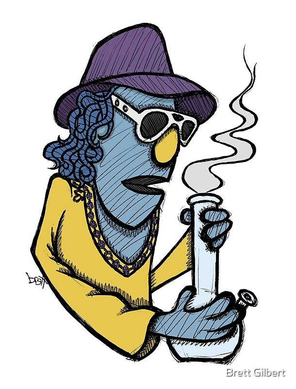 "Zoot Smoking Weed" by Brett Gilbert | Redbubble