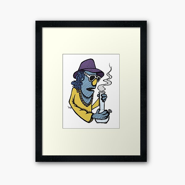 "Zoot Smoking Weed" Framed Art Print for Sale by bgilbert | Redbubble
