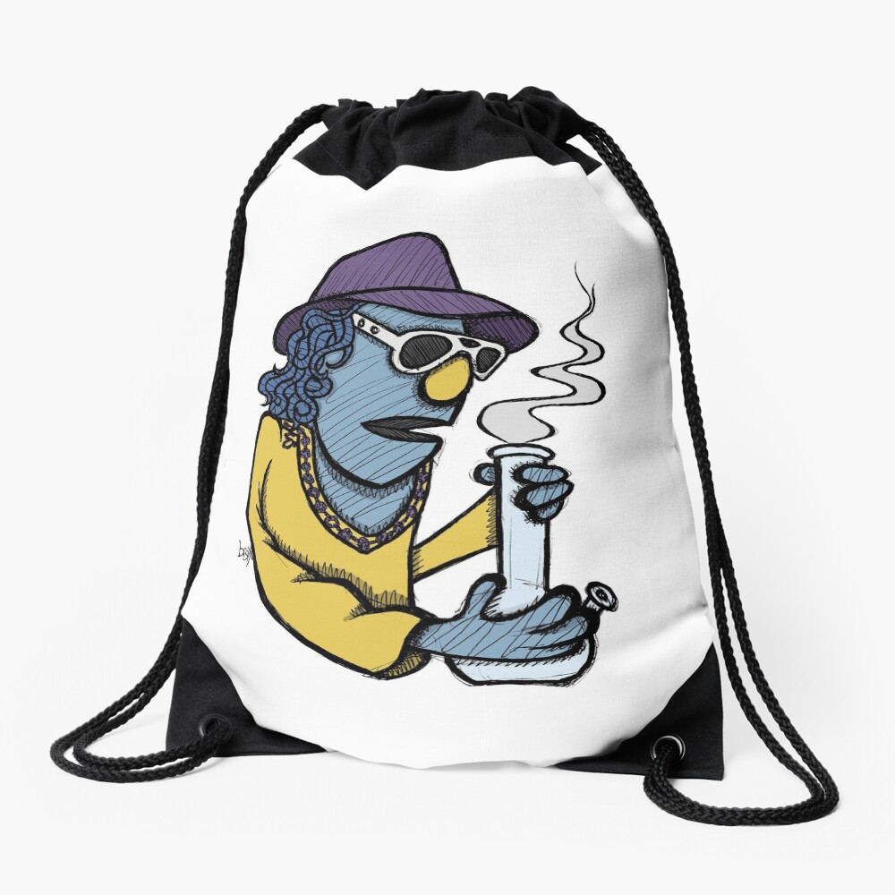 "Zoot Smoking Weed" Drawstring Bag for Sale by bgilbert | Redbubble