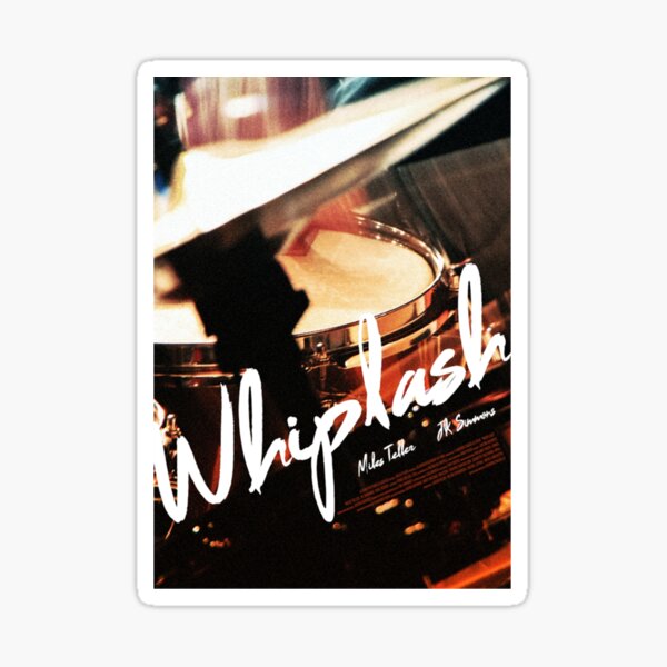 "Whiplash " Sticker for Sale by RonWeicks254 | Redbubble
