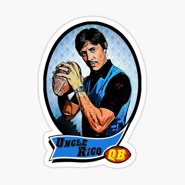 "Uncle Rico Football card" Sticker for Sale by MelvinWhite | Redbubble