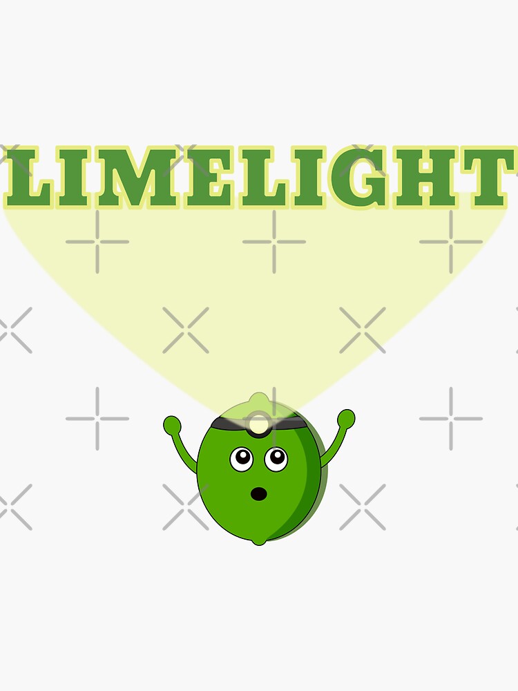 "Limelight" Sticker for Sale by chyneyee | Redbubble