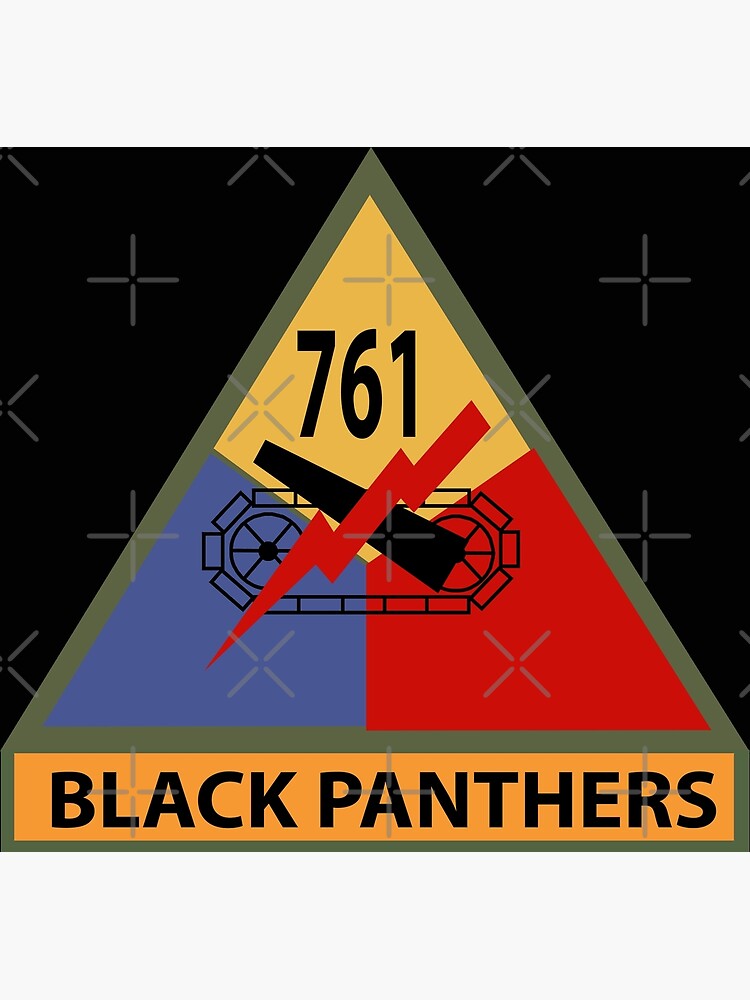 "Army - 761st Tank Battalion SSI w Name Tape" Poster for Sale by ...