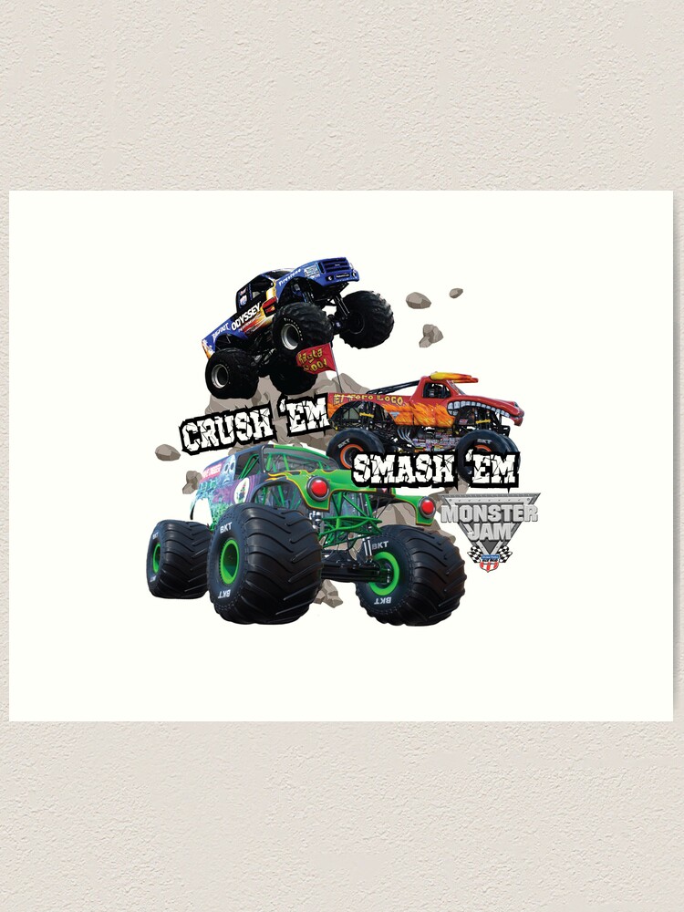 Monster Jam Size Chart