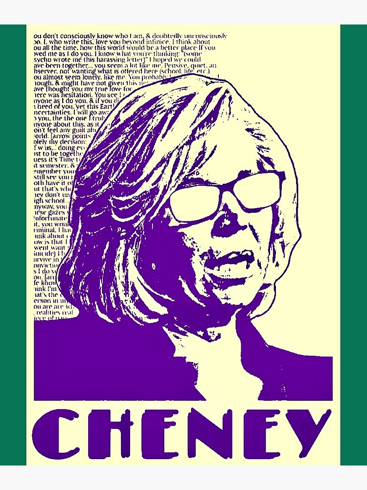 "liz Cheney a lady politician " Poster for Sale by Graciesfineg | Redbubble