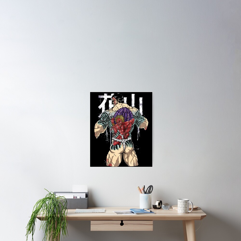 "Hanayama Yakuza Otokodachi (Baki) " Poster for Sale by EdwinJordan ...