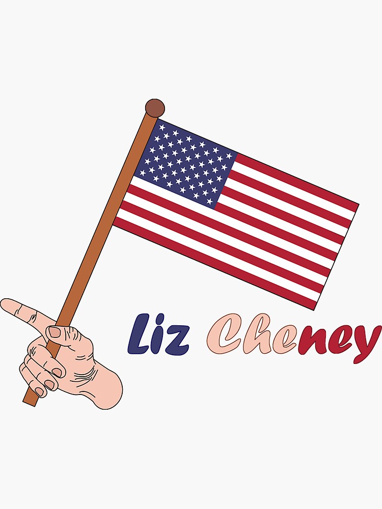 "Liz Cheney " Sticker for Sale by Graciesfineg | Redbubble