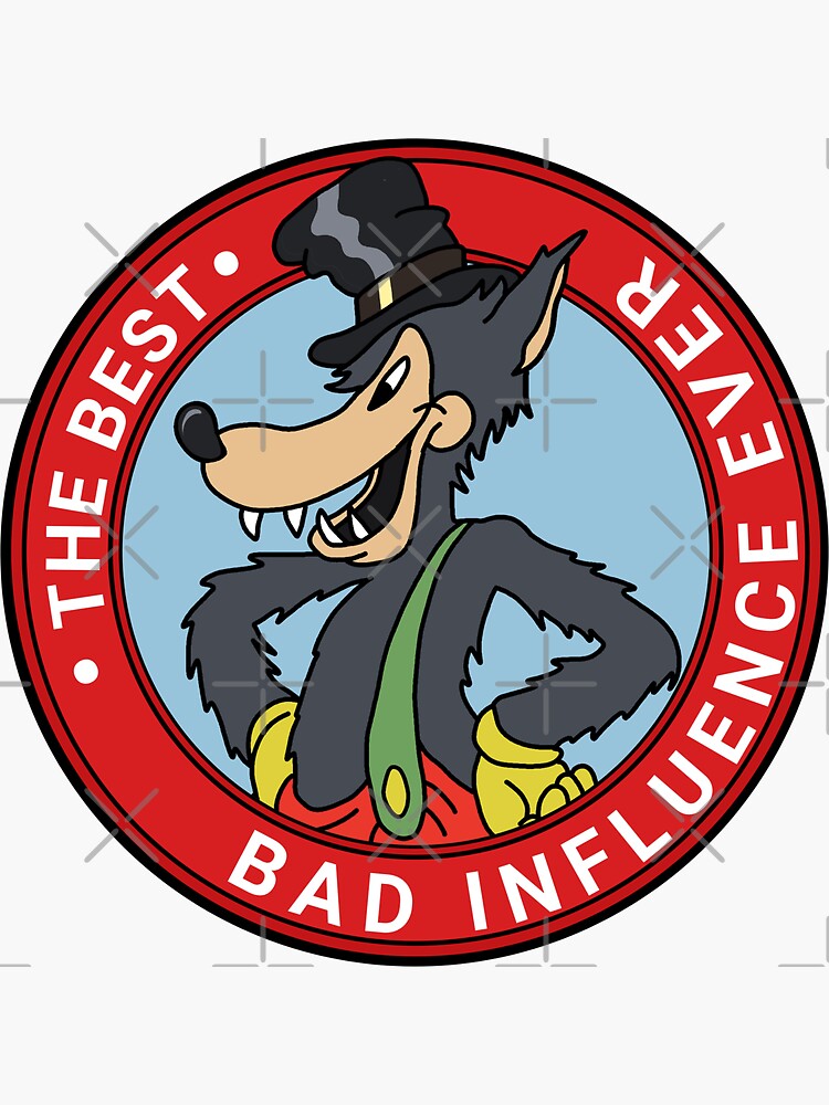 "Vintage Big Bad Wolf" Sticker for Sale by ValentinaHramov | Redbubble