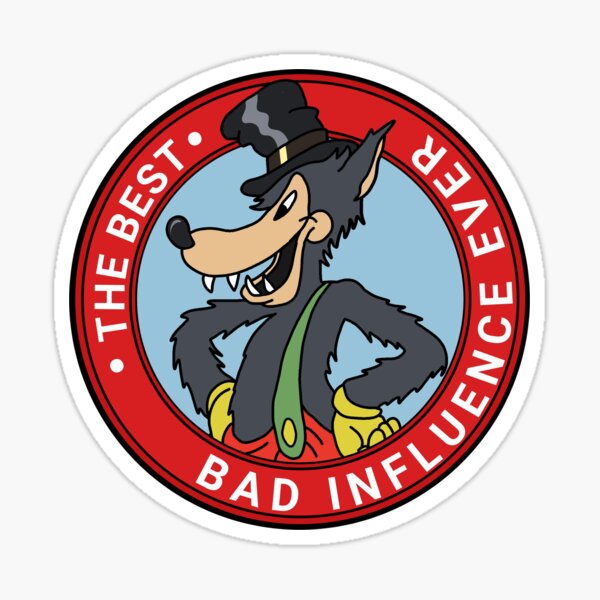"Vintage Big Bad Wolf" Sticker for Sale by ValentinaHramov | Redbubble