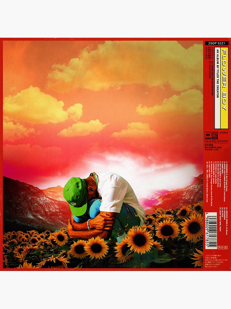 "sad flower boy" Sticker for Sale by parisian666 | Redbubble