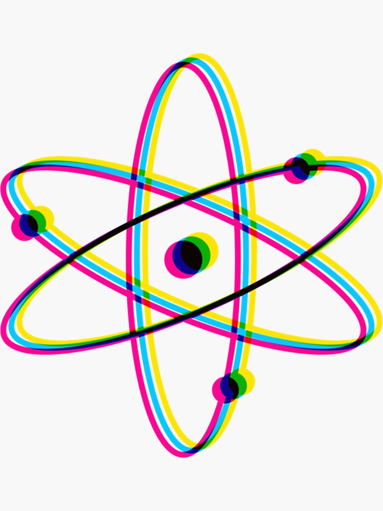 "Atome T-shirt essentiel" Sticker for Sale by ElizaBoyd | Redbubble