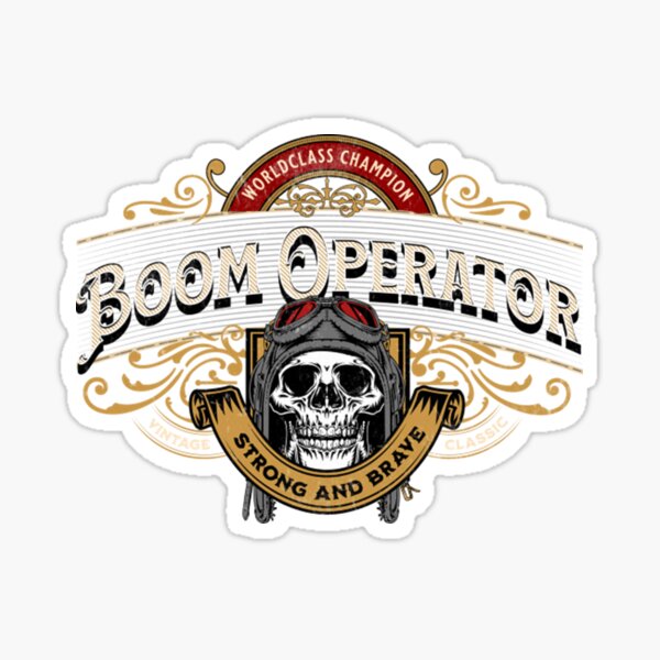 "Boom Operator T-ShirtBoom Operator - Worldclass Champion Design ...