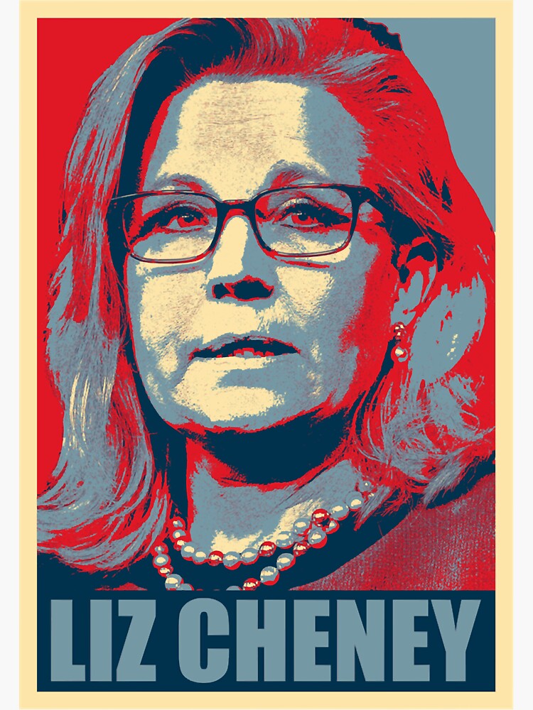 "Liz Cheney Hope " Sticker for Sale by Graciesfineg | Redbubble
