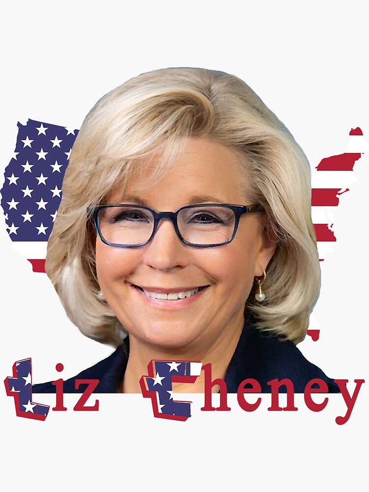 "Liz Cheney " Sticker for Sale by Graciesfineg | Redbubble