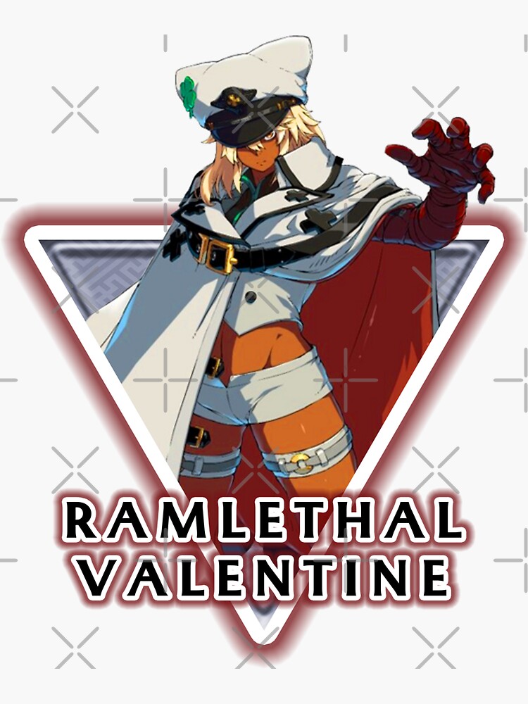 "Guilty Gear - RAMLETHAL" Sticker for Sale by RECBLACK | Redbubble