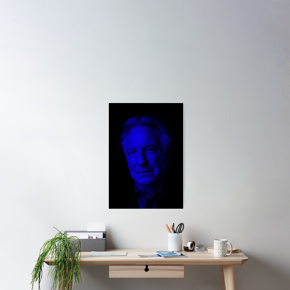"Alan Rickman - Celebrity" Poster by MOSAICART | Redbubble