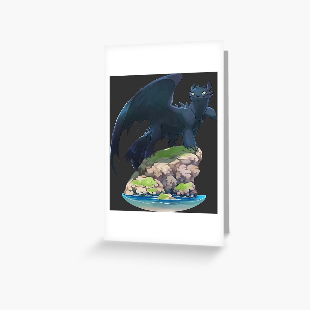 "How To Train Your Dragon, Toothless/Best Design For You" Greeting Card ...