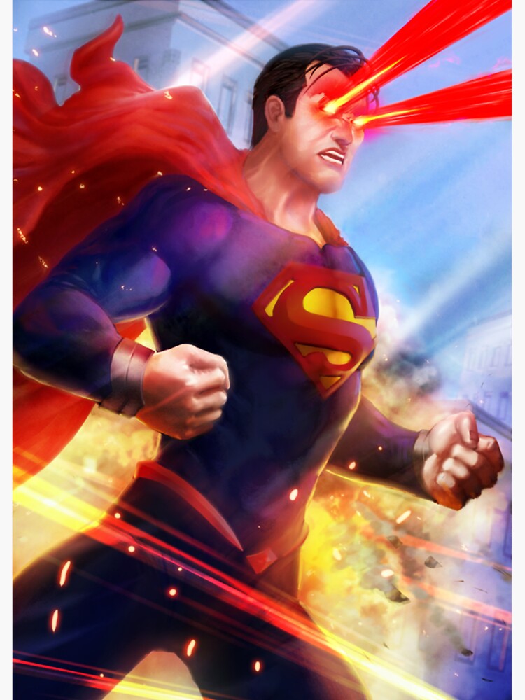 "Supes " Sticker for Sale by sbmathieu | Redbubble