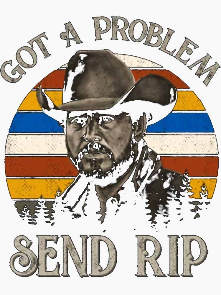 "RIP WHEELER YELLOWSTONE" Sticker for Sale by retopivere | Redbubble