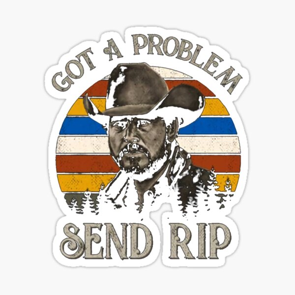 "RIP WHEELER YELLOWSTONE" Sticker for Sale by retopivere | Redbubble