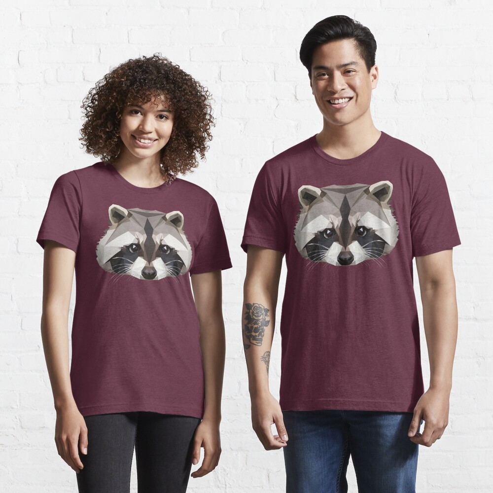 "Raccoon" T-shirt for Sale by edwardmhz | Redbubble | raccoon t-shirts ...