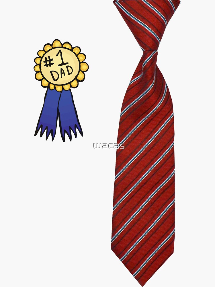 "No 1 Dad" Sticker by wacas | Redbubble