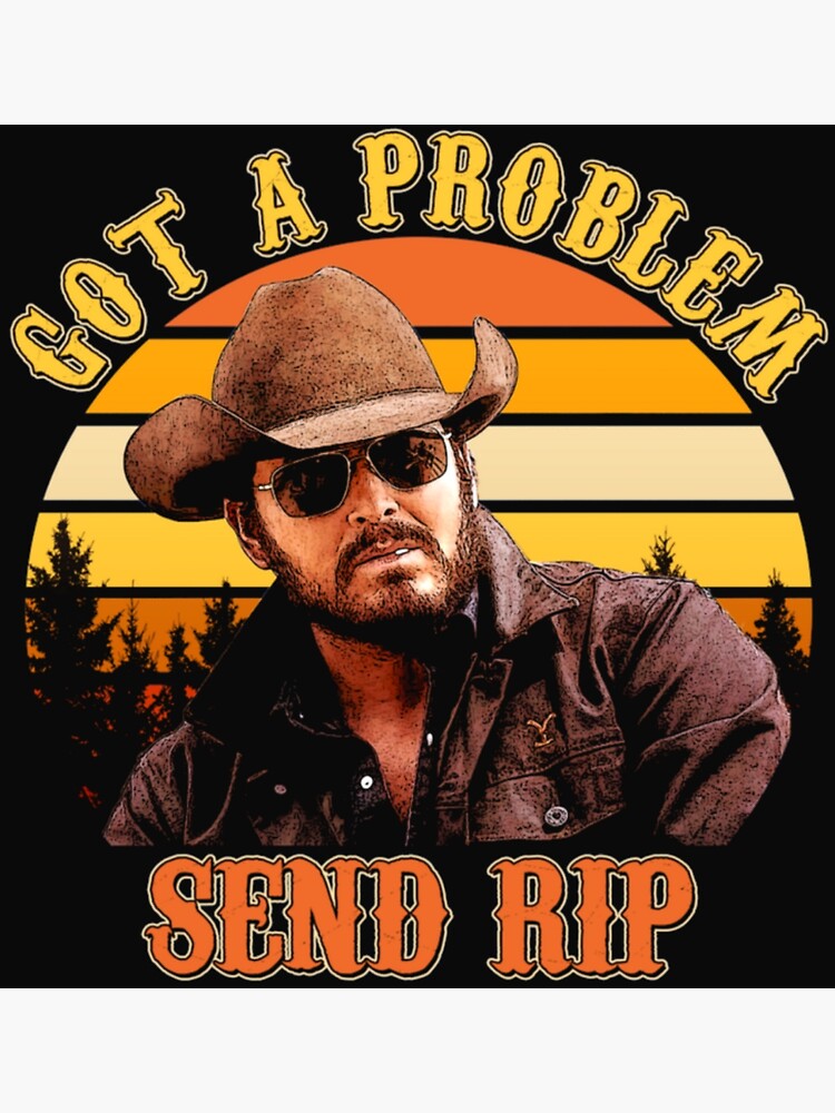 "RIP WHEELER YELLOWSTONE" Poster for Sale by retopivere | Redbubble