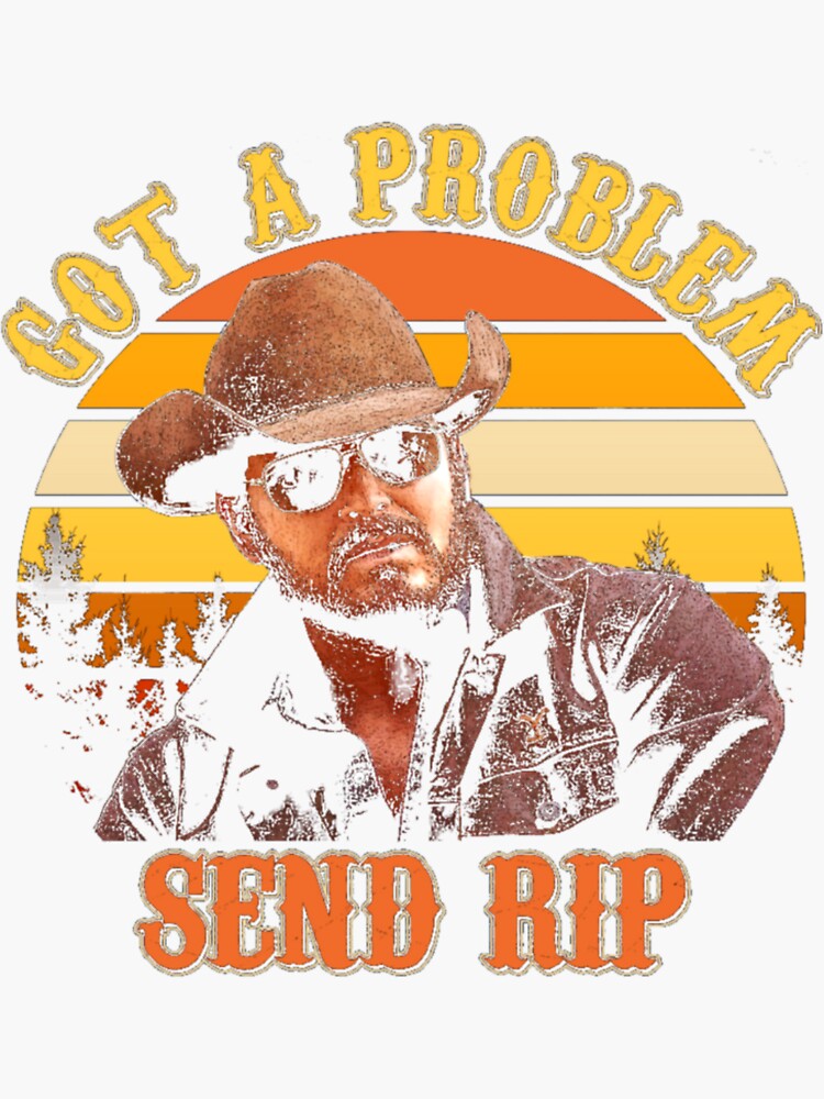 "RIP WHEELER YELLOWSTONE" Sticker for Sale by retopivere | Redbubble