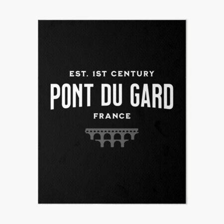 "Famous French Pont du Gard France" Art Board Print for Sale by ...