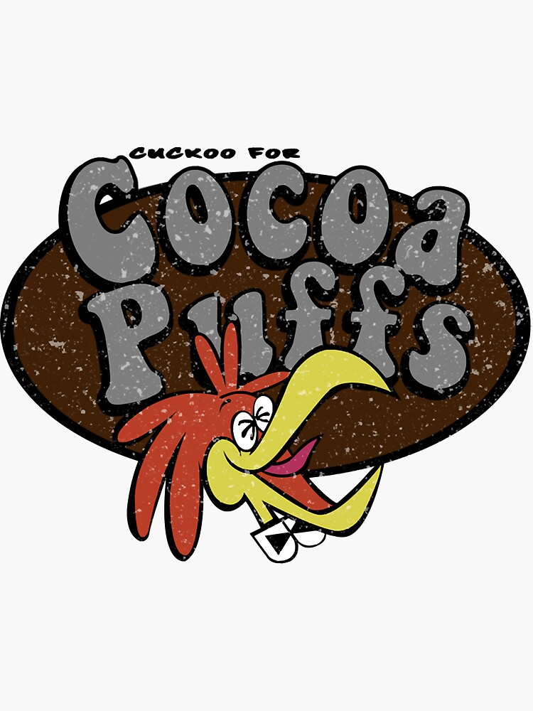 "Cuckoo for Cocoa Puffs " Sticker for Sale by BrittneyClark00 | Redbubble