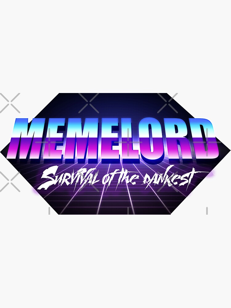 "Memelord" Sticker for Sale by thehollowpoint | Redbubble
