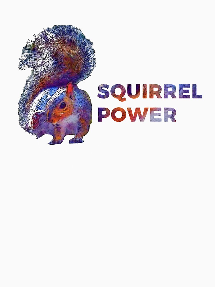 "Squirrel Power" T-shirt by mosaicts | Redbubble | animal t-shirts ...