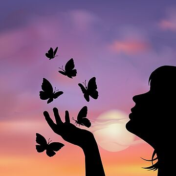 Butterfly Girl Wallpapers
