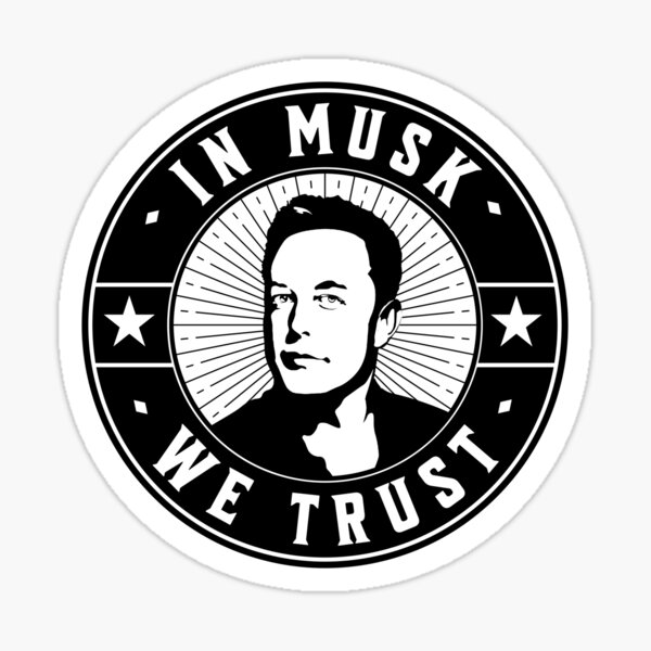 "Elon Musk" Sticker for Sale by ValentinaHramov | Redbubble