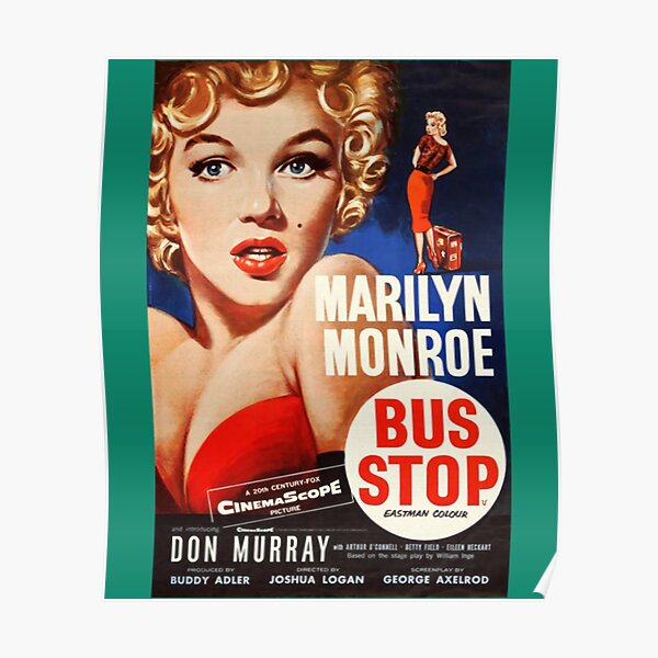 "1953 MARYLIN MONROE MOVIE - BUS STOP - ULTRA HIGH RESOLUTION " Poster ...