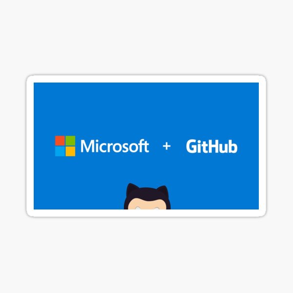 "microsoft github" Sticker for Sale by developerfriday | Redbubble