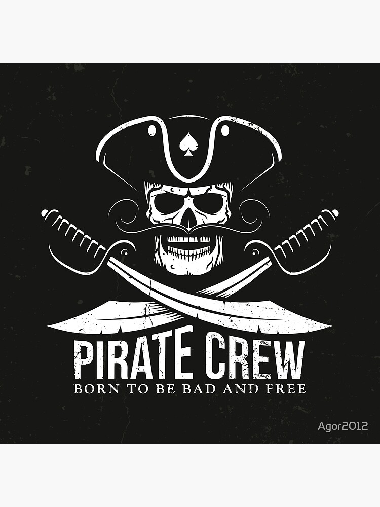"Pirate crew logo" Poster for Sale by Agor2012 | Redbubble