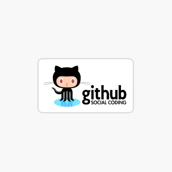 Github Social Coding Sticker For Sale By Developerfriday Redbubble