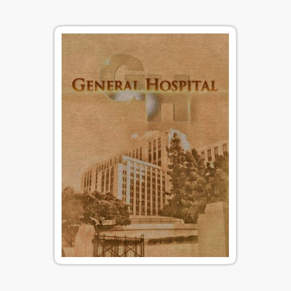 "General Hospital Logo" Sticker for Sale by mydaytimetrauma | Redbubble