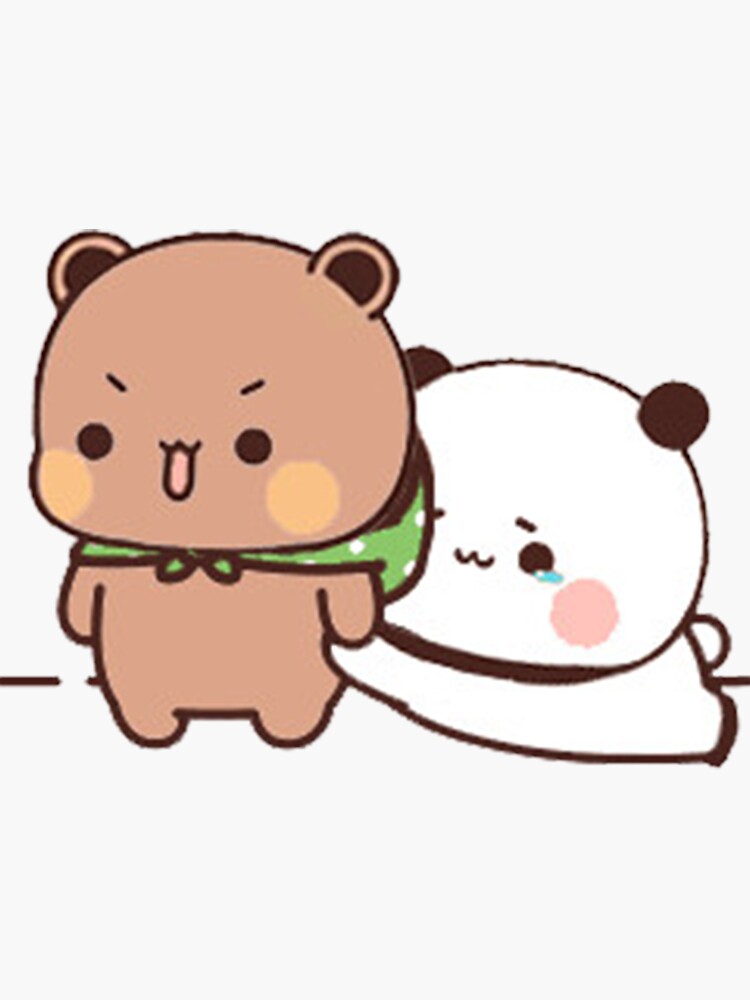 " Cute Bubu Don't Want Dudu Leave" Sticker for Sale by gingersweet ...