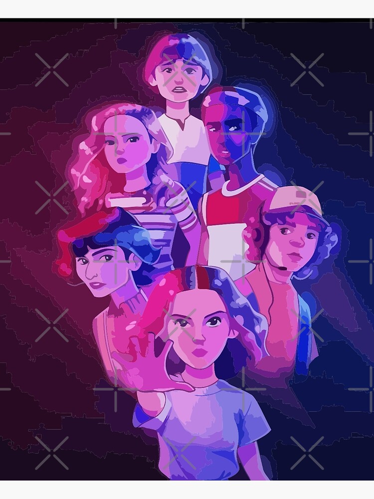 "Stranger Things Digital Painting" Poster for Sale by gktb | Redbubble