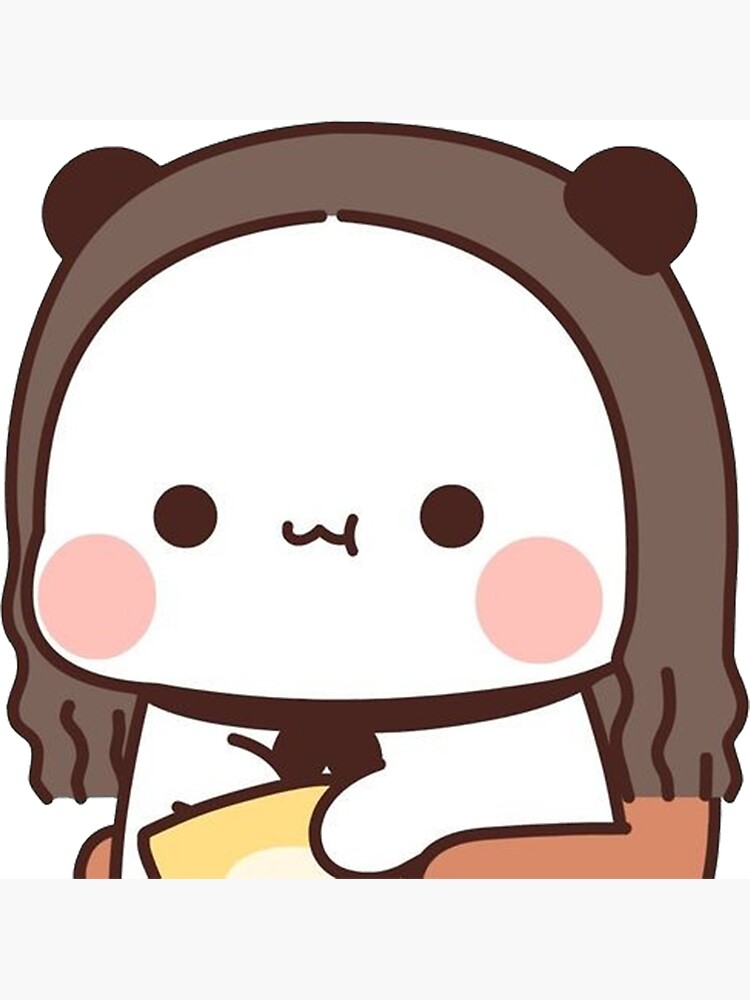 "Long Hair Funny Bubu Is Eating Snack" Poster for Sale by gingersweet ...