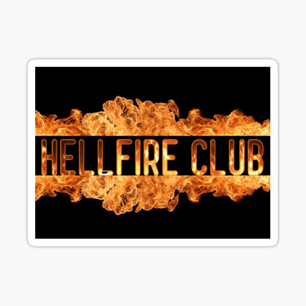 Sticker « stranger things hellfire club t-shirt », par nassamshop ...