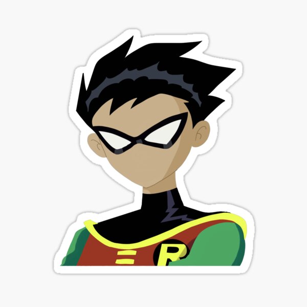 "Robin teen titans sticker" Sticker for Sale by jungshook03 | Redbubble
