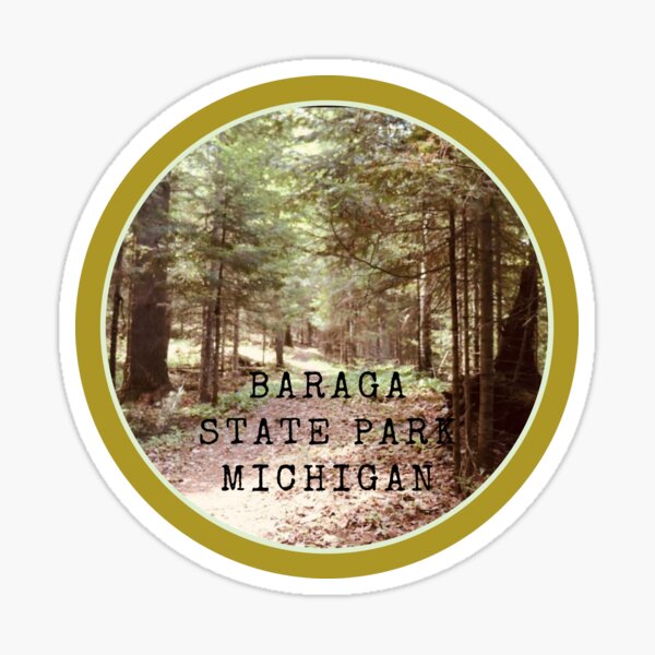 "Baraga State Park Michigan" Sticker for Sale by TheRightHonMP | Redbubble