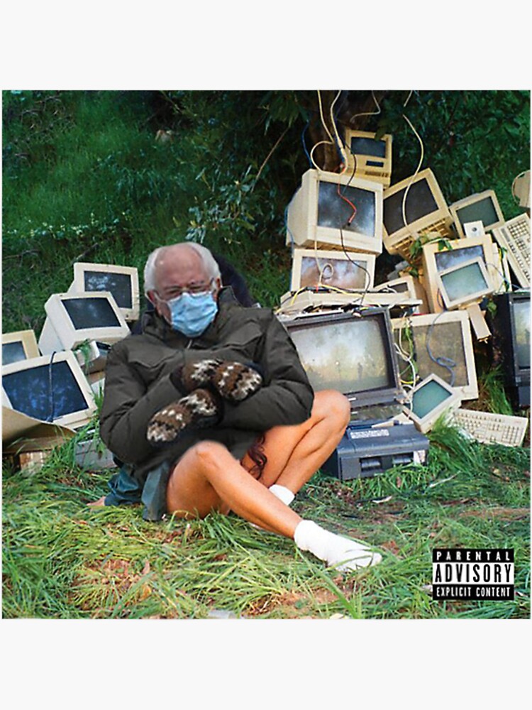 "Bernie Sanders Album Cover Collection" Sticker for Sale by BaluRumd ...